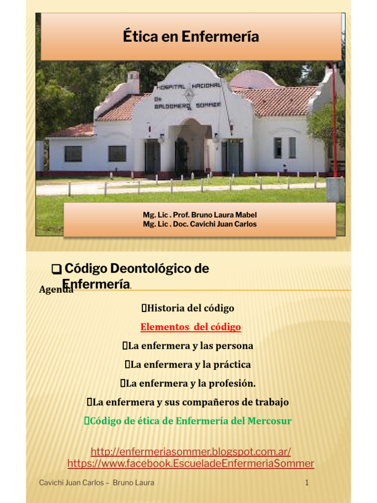 Clase 2 Código Deontologico | Descargar gratis PDF | Enfermería