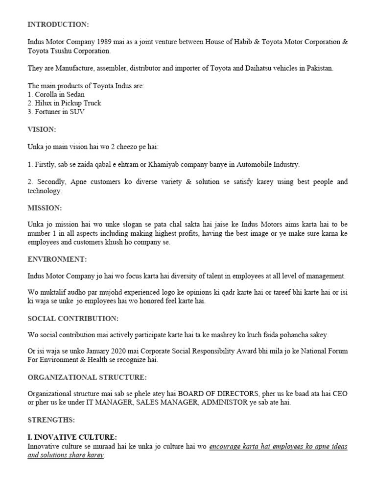 IMC Presentation | PDF | Toyota | Hybrid Vehicle