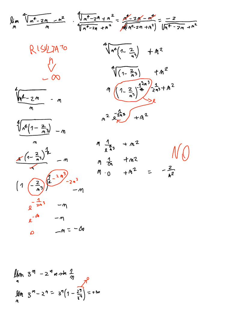 Limiti Notevoli | PDF
