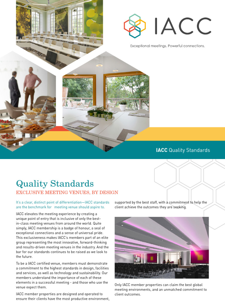 IACC20 Guide 20 To 20 Quality 20 Standards | PDF | Sustainability | Video