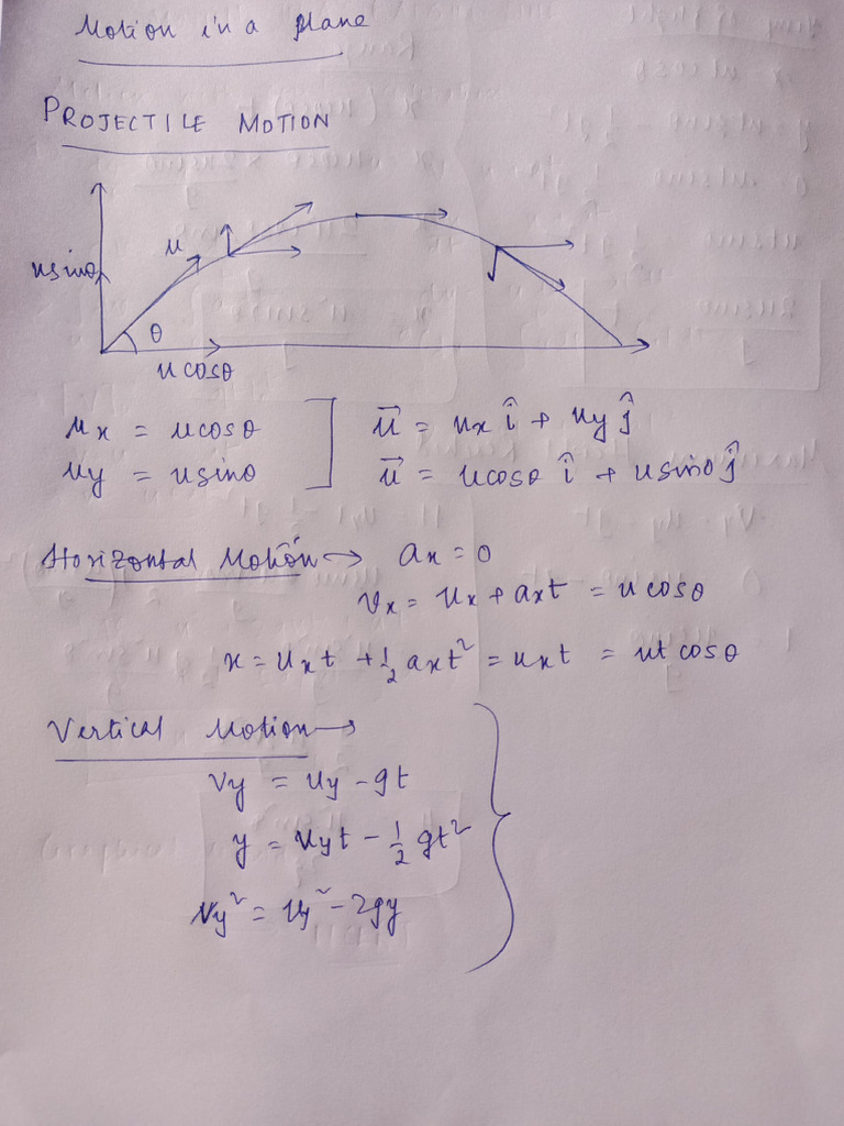 Projectile Motion | PDF
