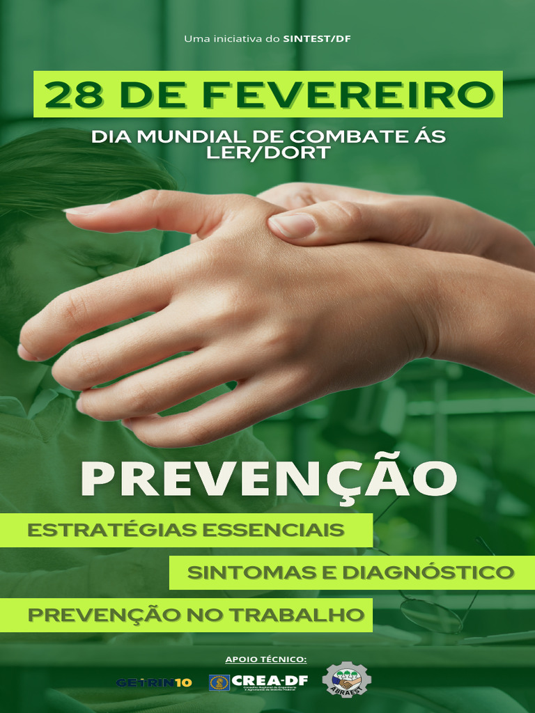 Prevenção de LER/DORT no Trabalho | PDF | Medicina Clínica | Doenças e ...