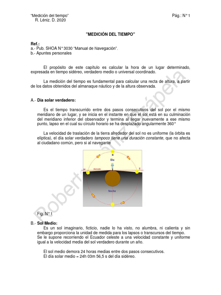 6.03 Medición Del Tiempo 2020 | PDF | Hora | Tiempo espacial