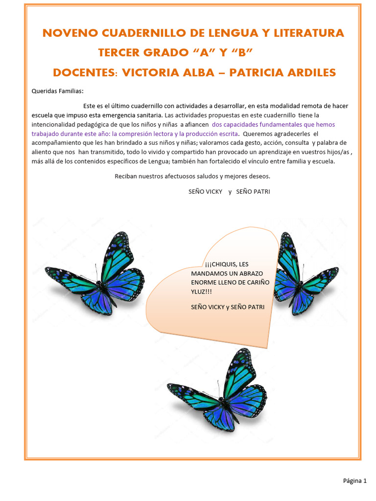 3º AyB - LENGUA - 9º Cuadernillo - Compressed | PDF