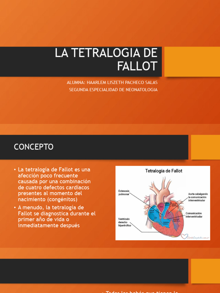 La Tetralogia de Fallot | PDF | Corazón | Pulmón