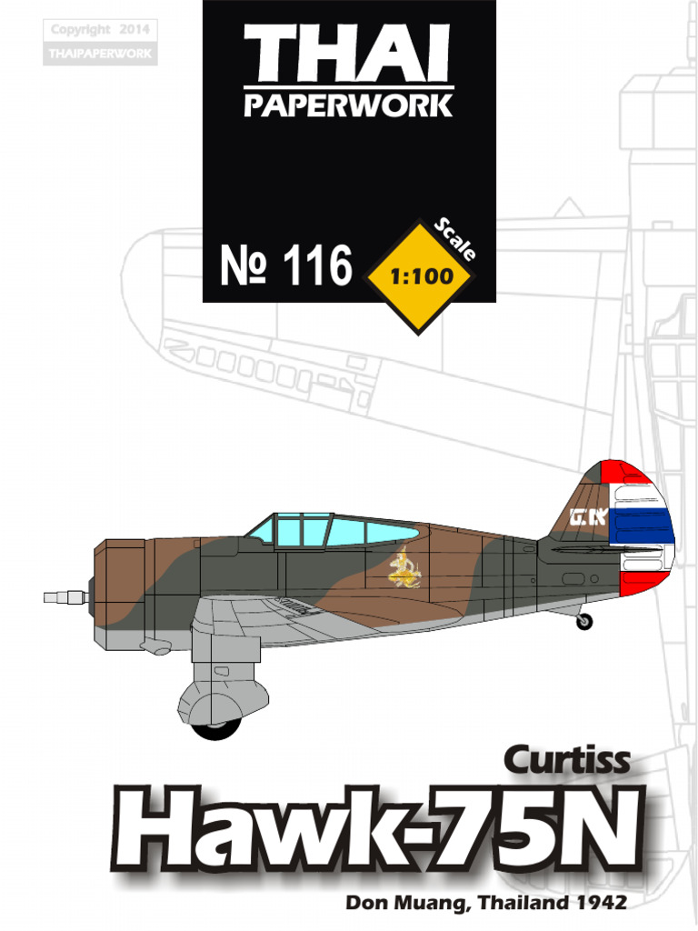 ThaiPaperwork 116 - Curtiss Hawk 75N | PDF | Military Aircraft