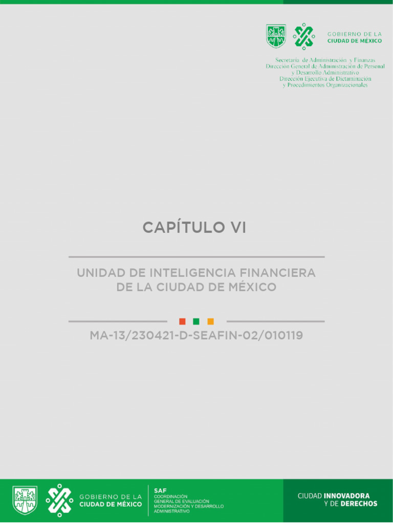 UNIDAD_DE_INTELIGENCIA_FINANCIERA_DE_LA_CDMX_ | PDF | Responsabilidad ...
