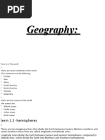 Grade 9 World Map Marking | PDF