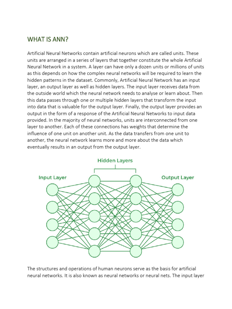 What Is Ann? | PDF | Artificial Neural Network | Optical Fiber