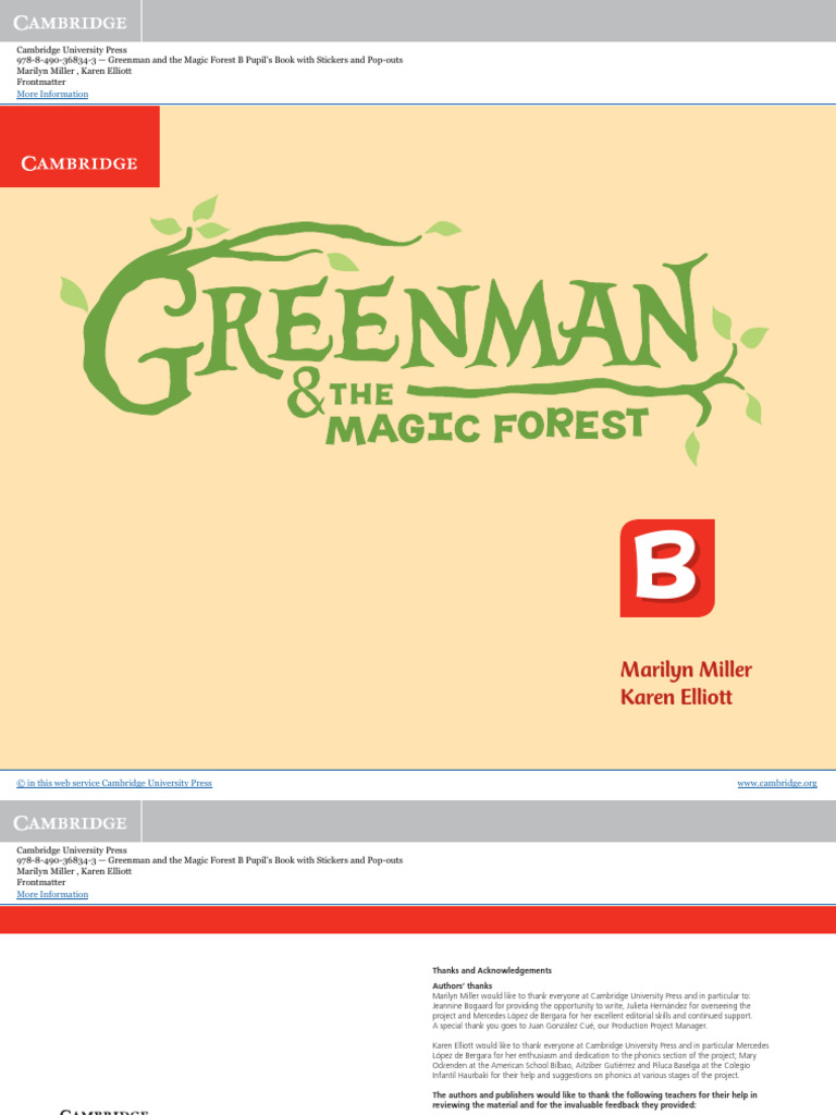 Greenman The Magic Forest B Download Free Pdf Madrid