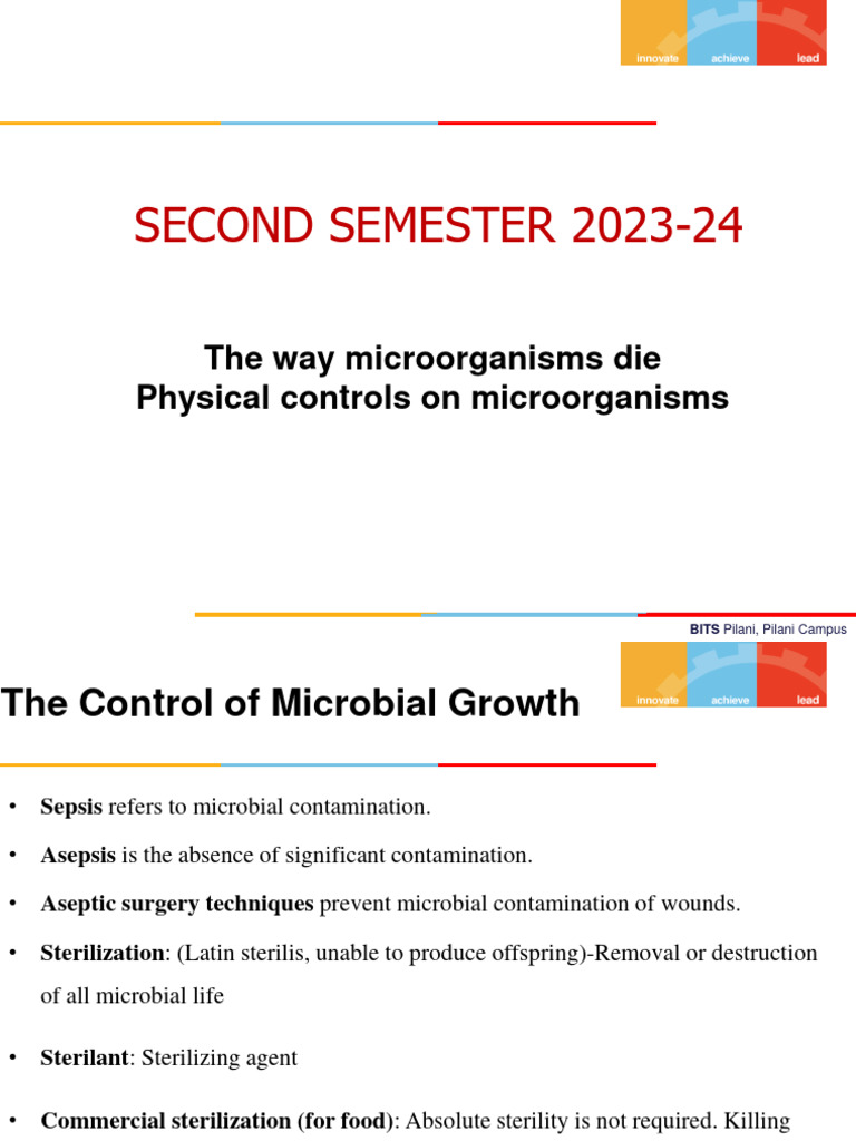 Microbial Control Methods Overview | PDF | Sterilization (Microbiology ...