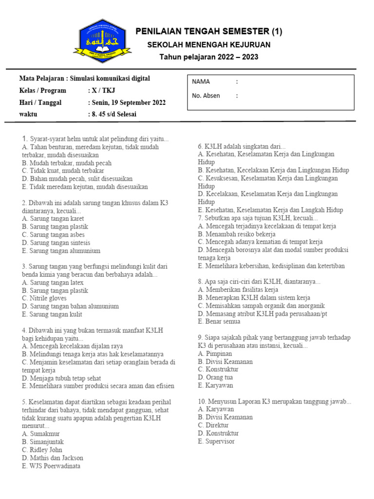 UTS Komputer Dan Jaringan Dasar | PDF