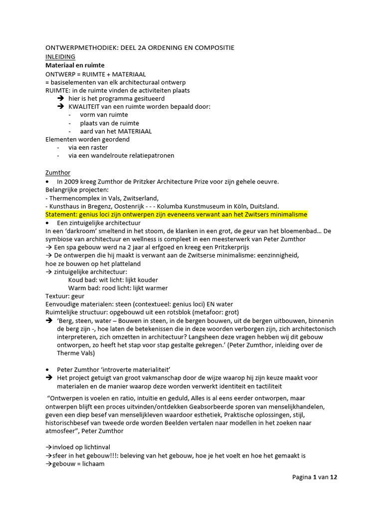 DEEL 2A Samenvatting | PDF