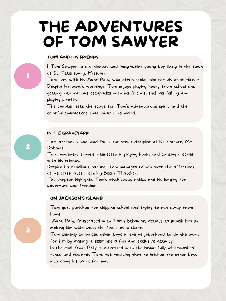 Tom Sawyer | PDF