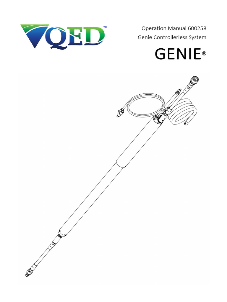 Genie Manual 600258 Rev 10 | PDF | Pump | Pipe (Fluid Conveyance)