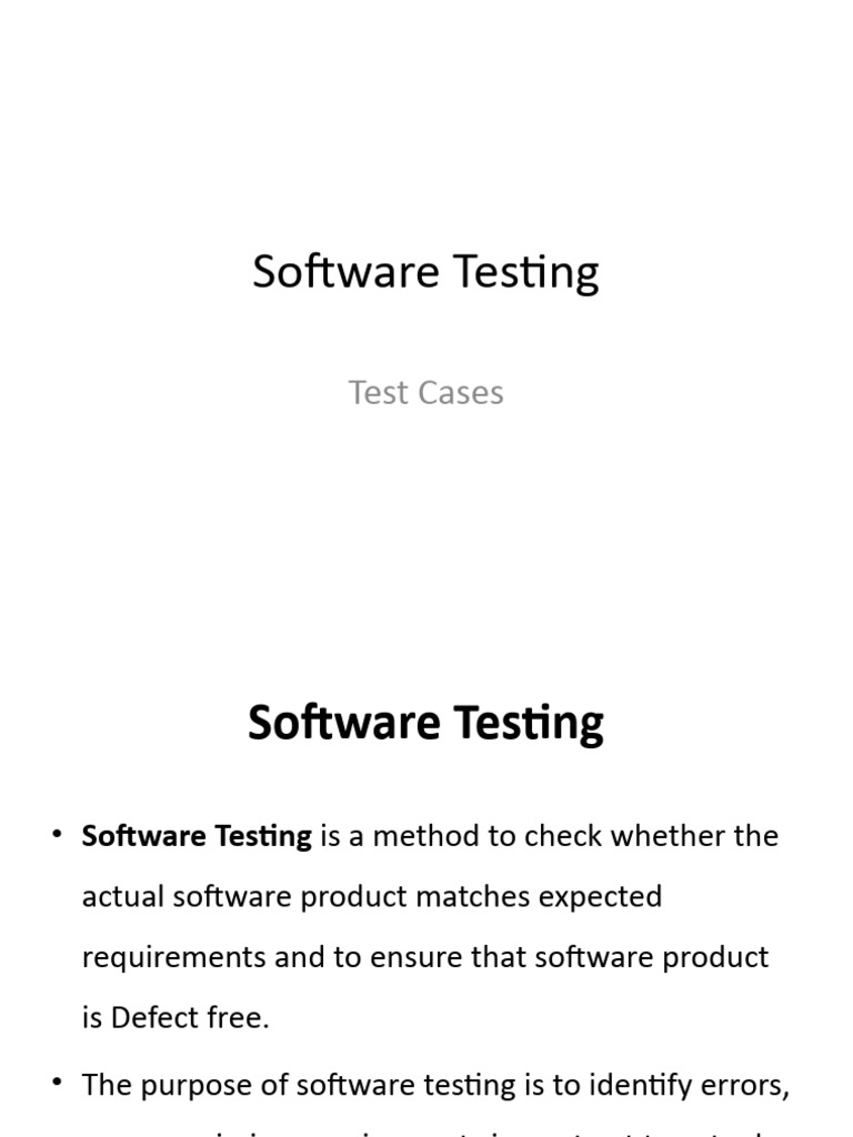 Software Testing | PDF | Software Testing | Systems Engineering Software Testing | PDF | Software Testing | Systems Engineering