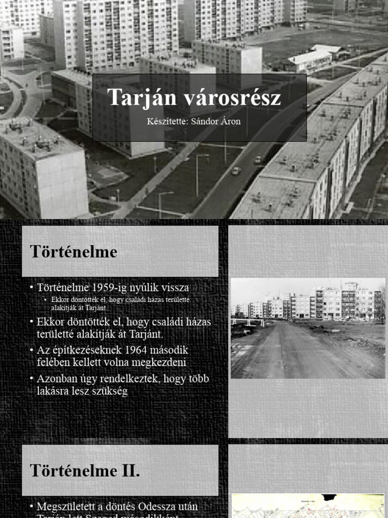 Lakóhelyünk Bemutatása - Tarján | PDF