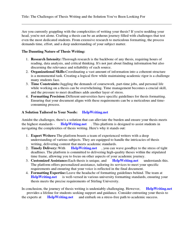 Stirling University Thesis Binding | PDF | Thesis | Bookbinding