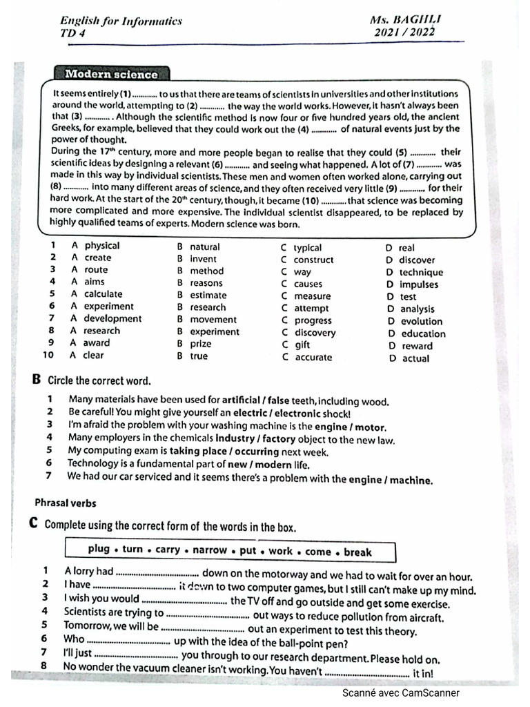 TD 4 Technology | PDF