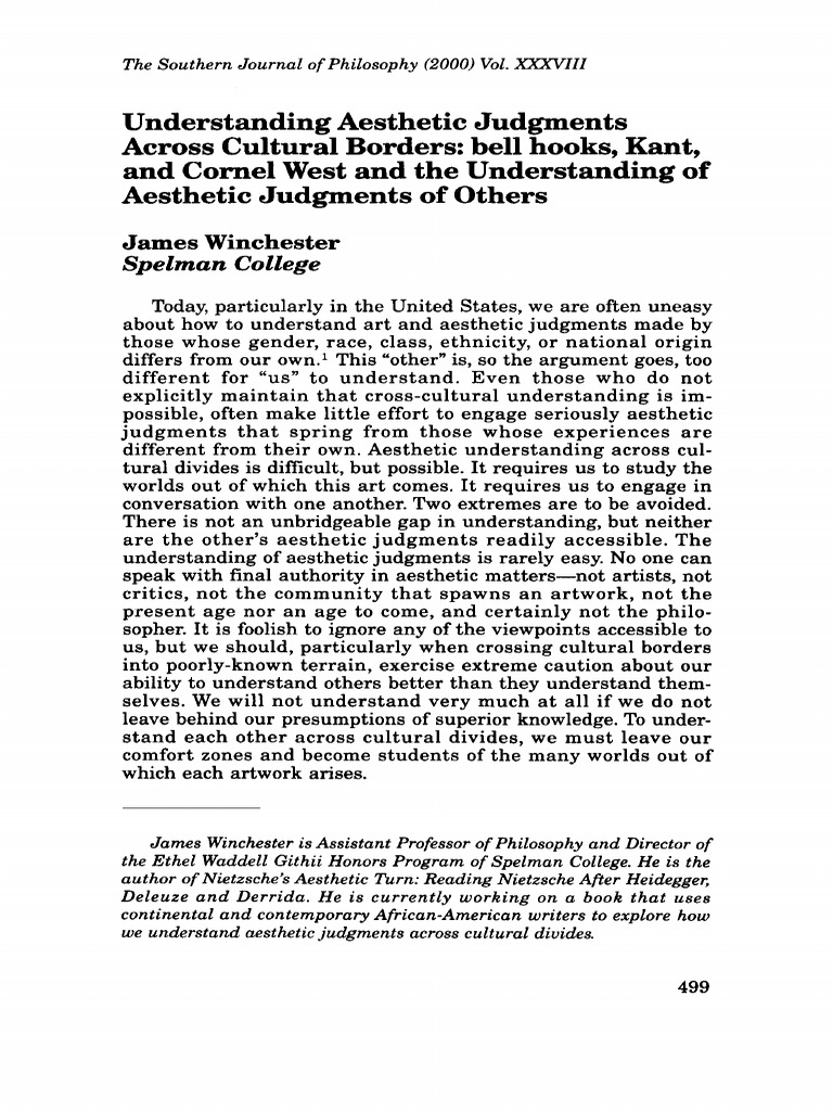 Understanding Aesthetic Judgments | PDF | Immanuel Kant | Aesthetics