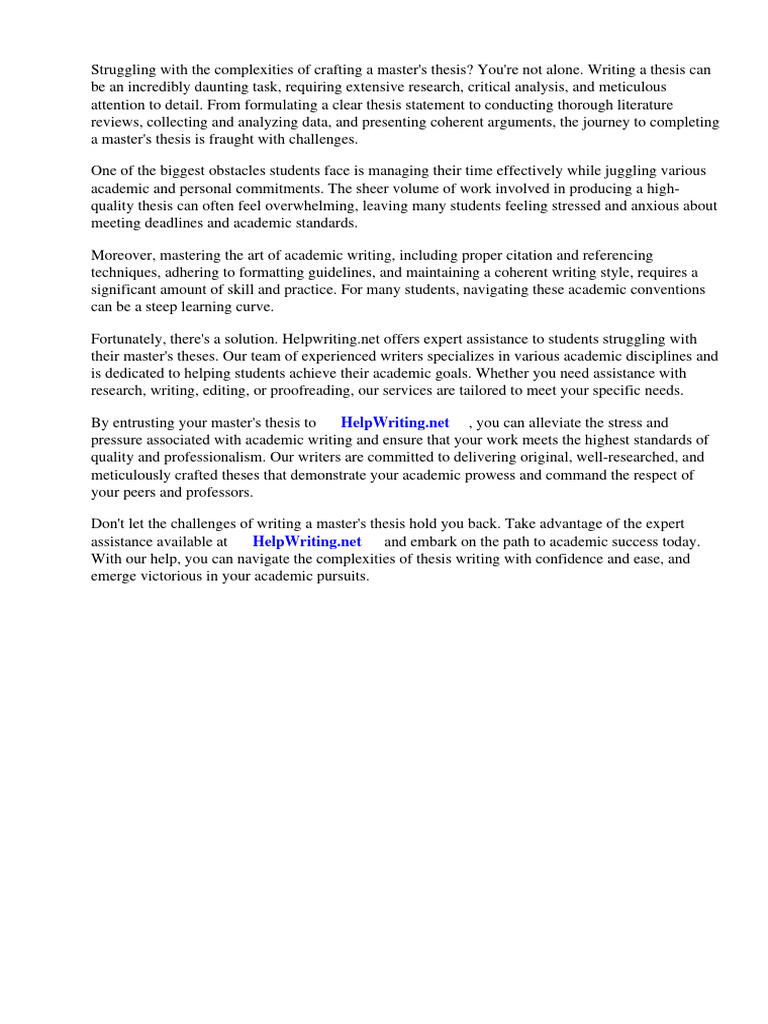 Master Theses Thesis | PDF