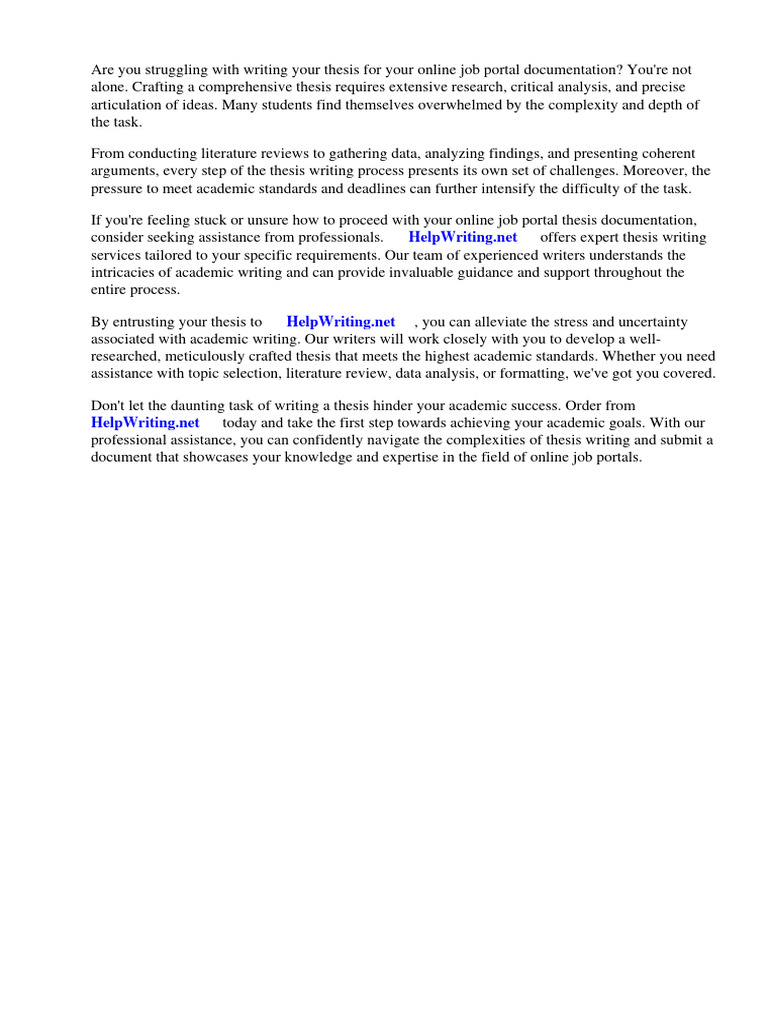 Online Job Portal Thesis Documentation | PDF | Databases | Microsoft Sql Server