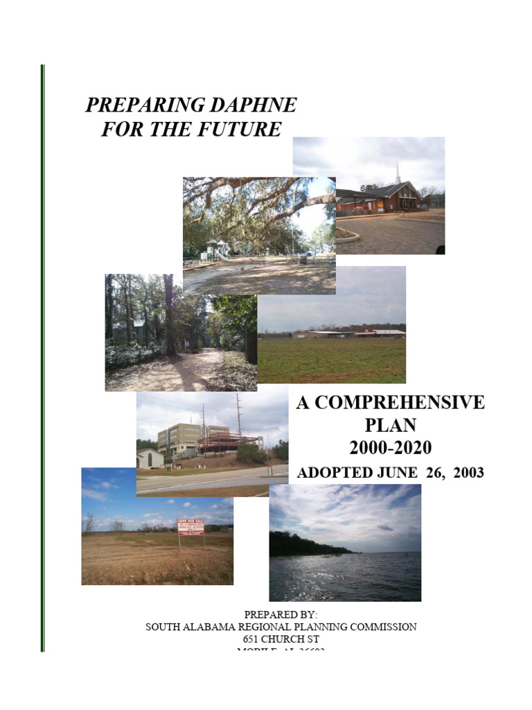 Daphne Comprehensive Plan 2003 PDF | PDF | Economies