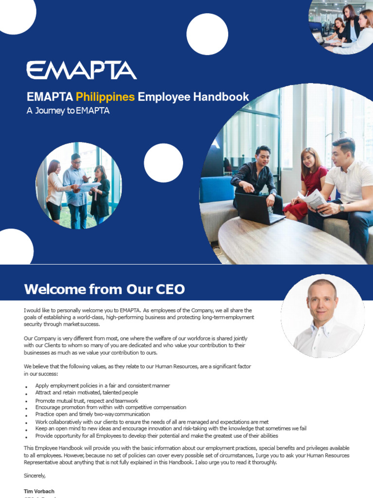 EMAPTA Handbook | Download Free PDF | Employment | Clothing