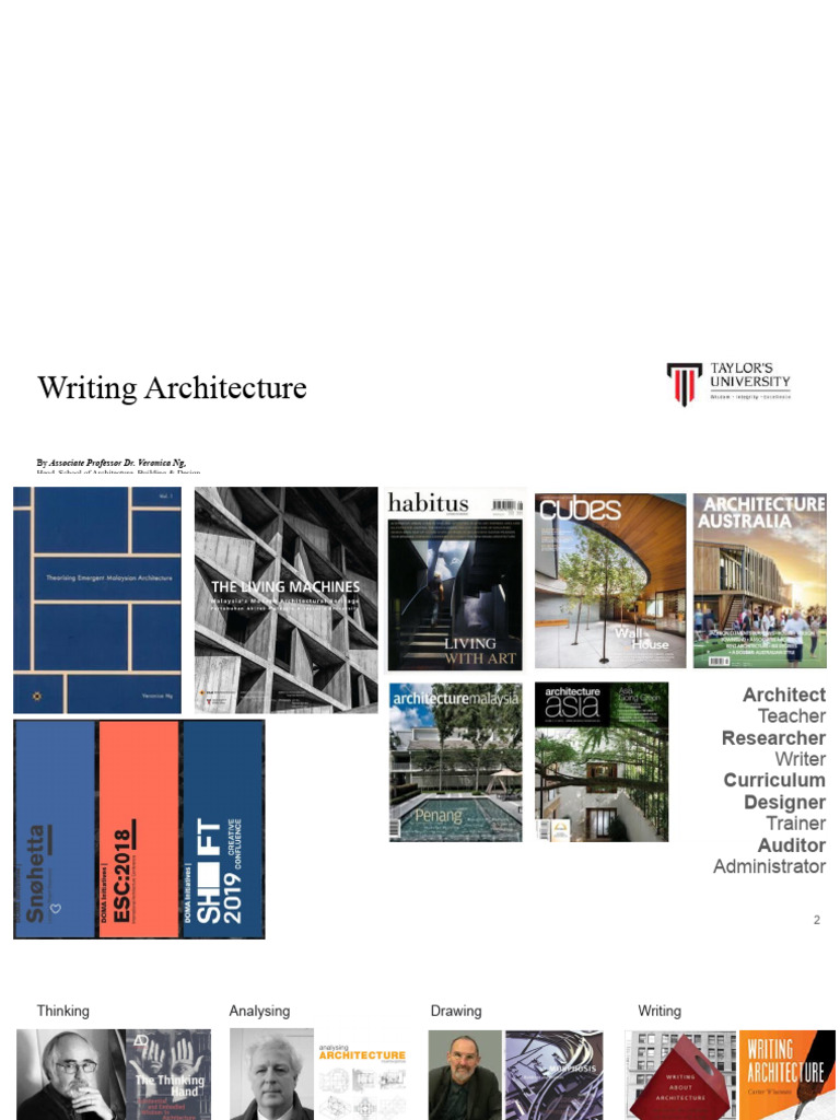 Writing Architecture | PDF | Linguistics