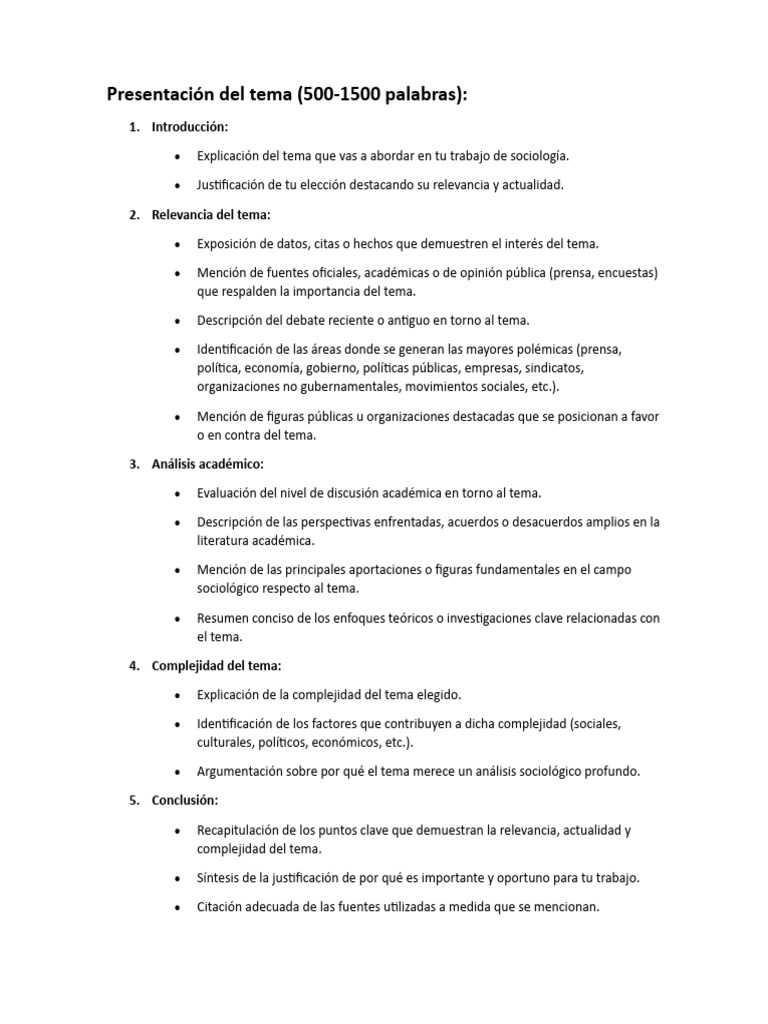 Análisis Sociológico de Temas Controversiales | PDF | Sociología ...