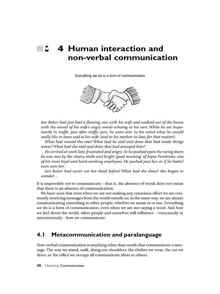 Non-Verbal Communication | PDF | Communication | Nonverbal Communication