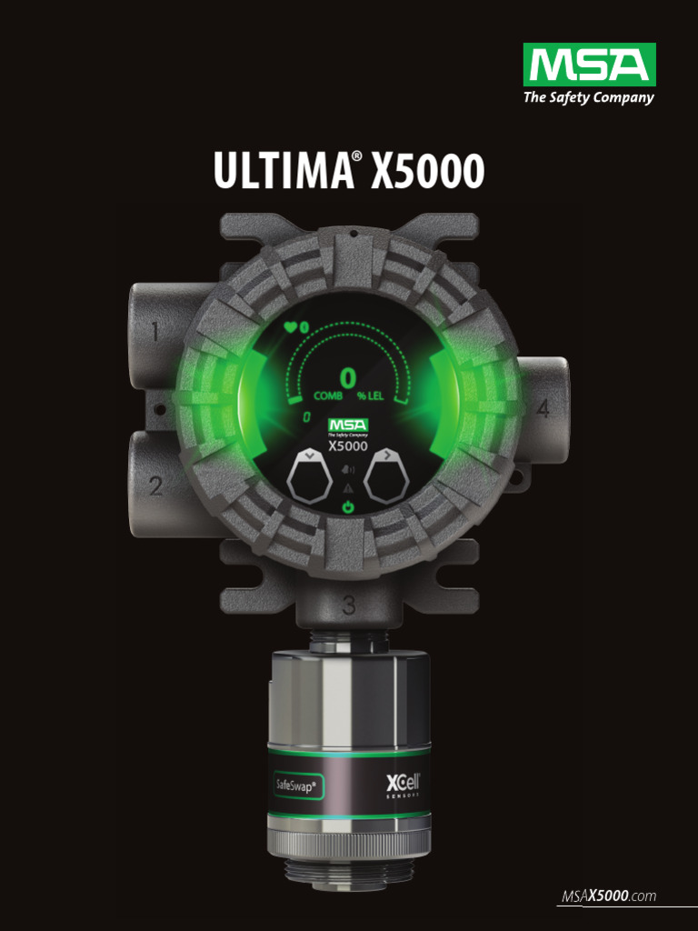 Ultima X5000 Gas Monitor Brochure EN | PDF | Sensor | Manufactured Goods