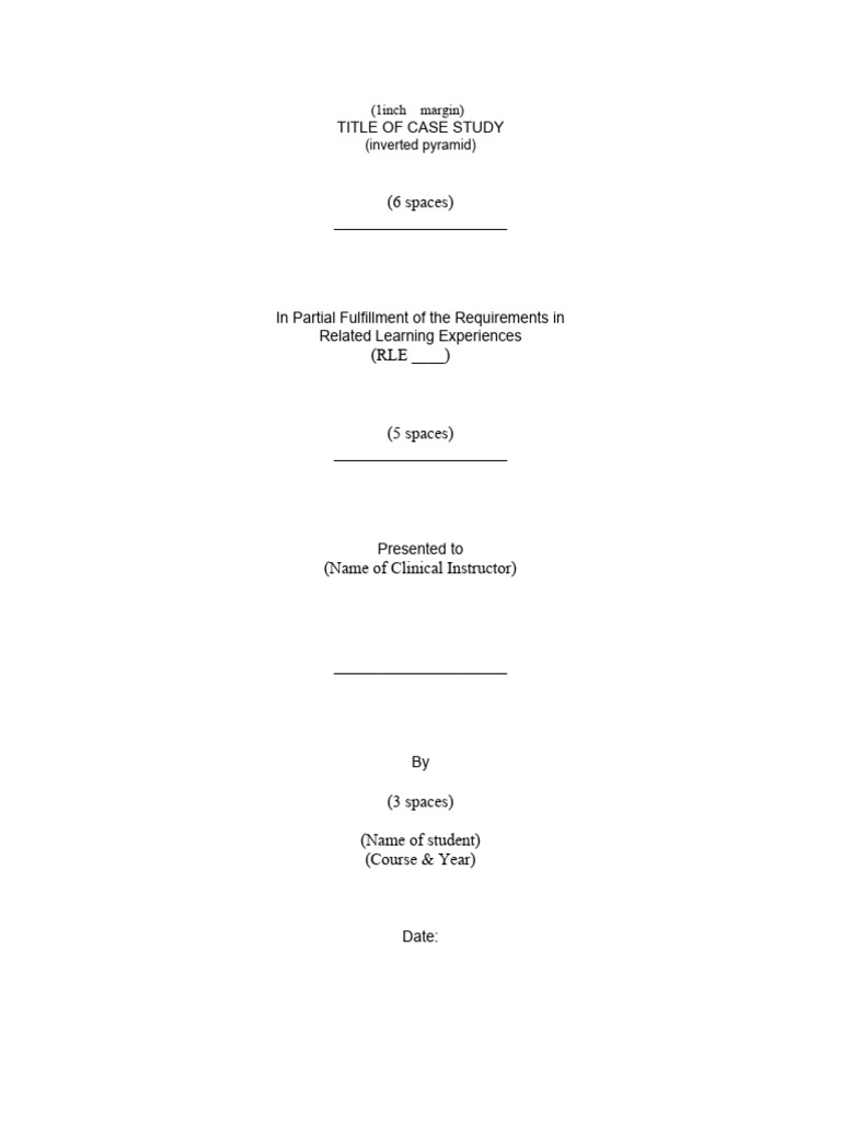 Family Case Study Format | PDF | Information | Cognition