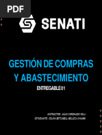 Entregable N°1 Gestion de Compras y Abastecimiento | PDF | Calidad (comercial) | Logística