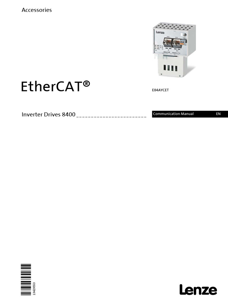 E84aycet Ethercat Mci Module v5-0 en | PDF | Computing | Computer Science