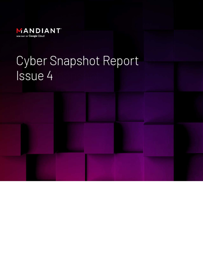 Cyber Snapshot Issue 4 | Download Free PDF | Security | Computer Security
