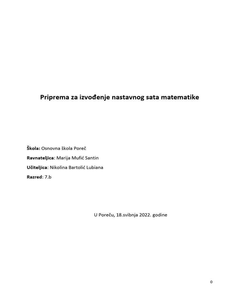 Priprema Opseg Mnogokuta | PDF