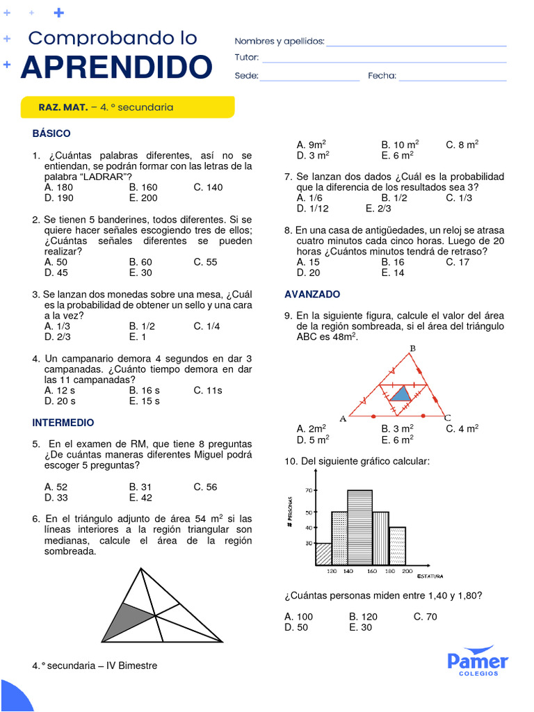Ca - Sem7 - S4 - RM - Iv Bim | PDF | Métodos y materiales de enseñanza