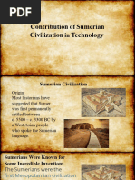 Sumerian Wheel and Pottery Innovations | PDF | Wheel | Sumer