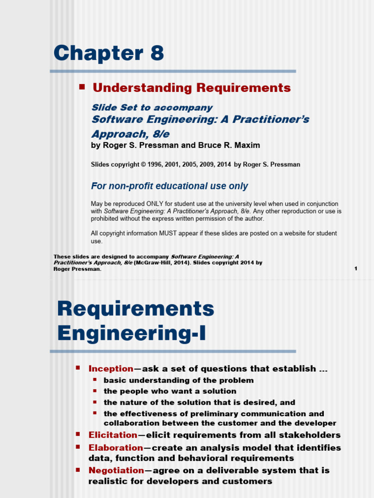 Ch8R1 Understanding Requirements | PDF | System | Systems Science