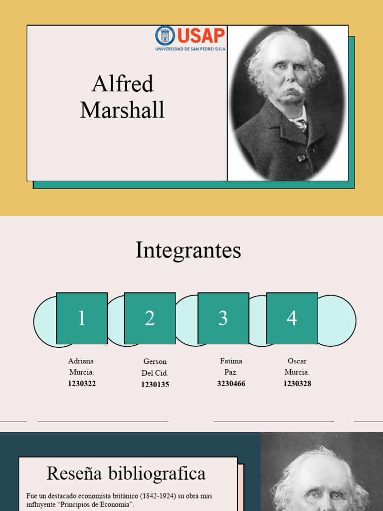 Alfred Marshall: Pionero Económico | PDF | Oferta y demanda | Economía ...