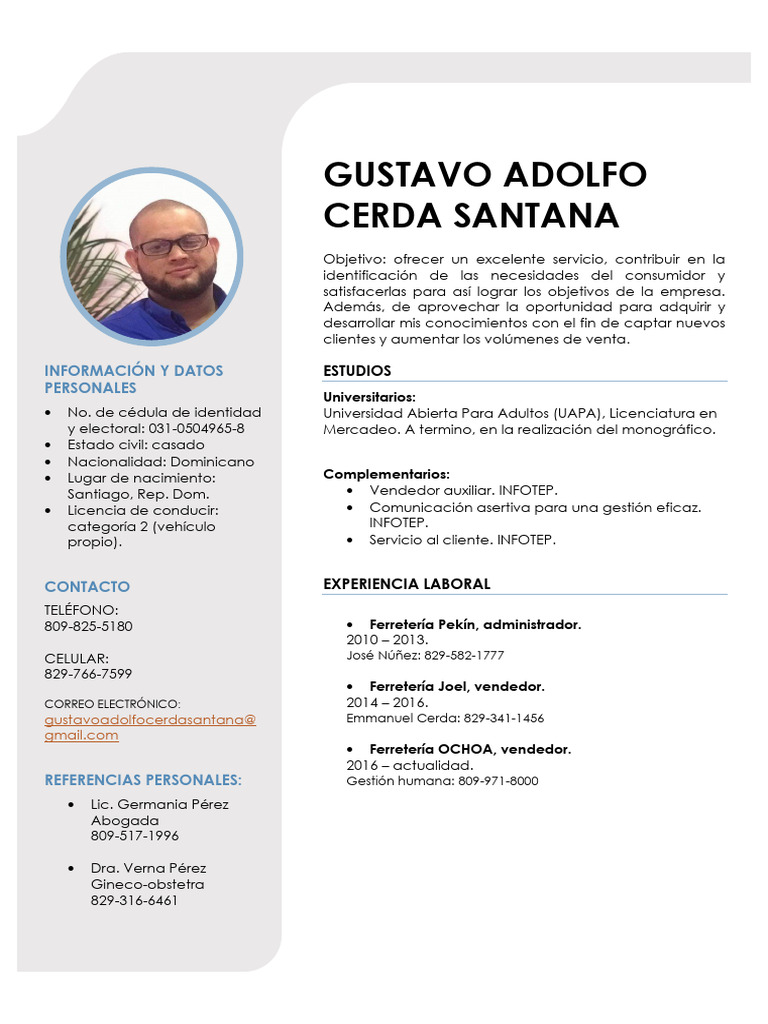 CV Gustavo Cerda Actualizado | PDF