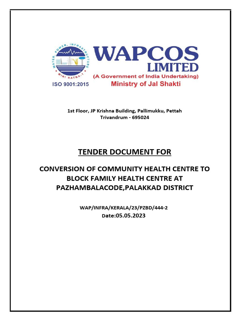 Tender Document - 04054442 | PDF | Procurement | Business