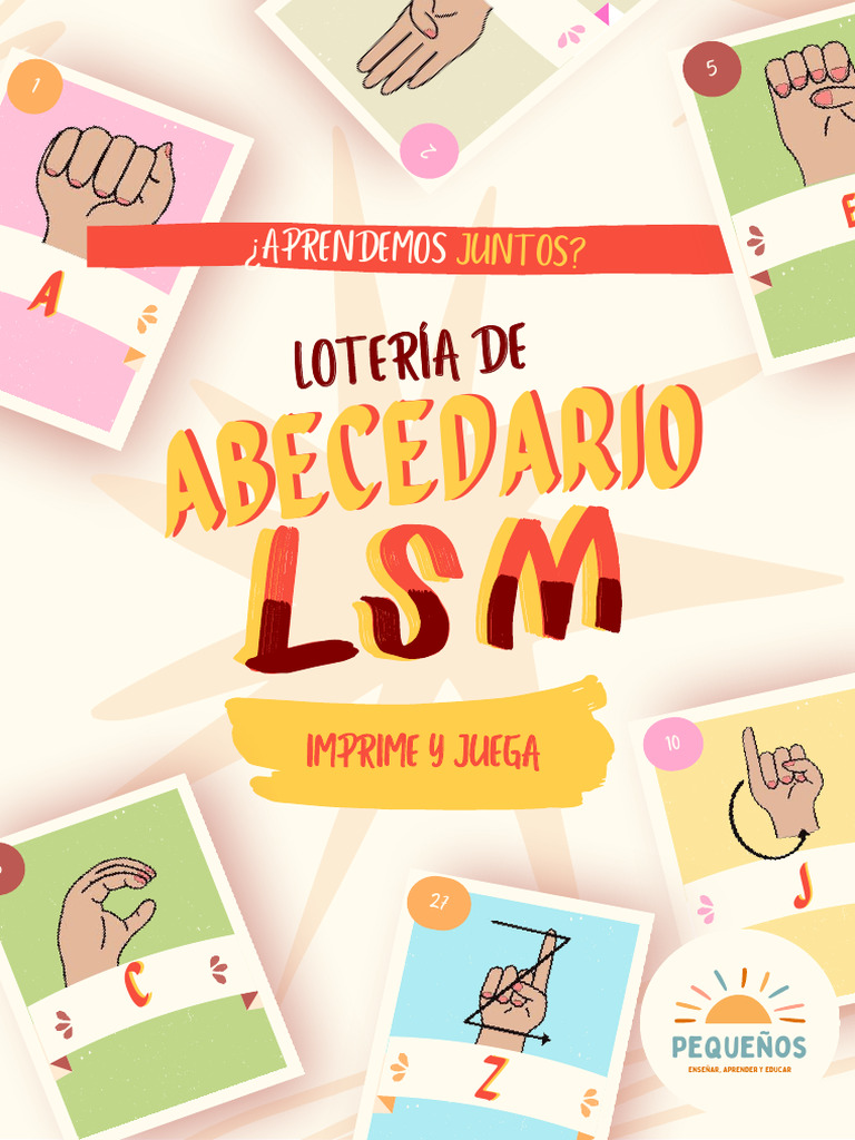 Lotería Abecedario LSM 2 | PDF | Lingüística | Idiomas