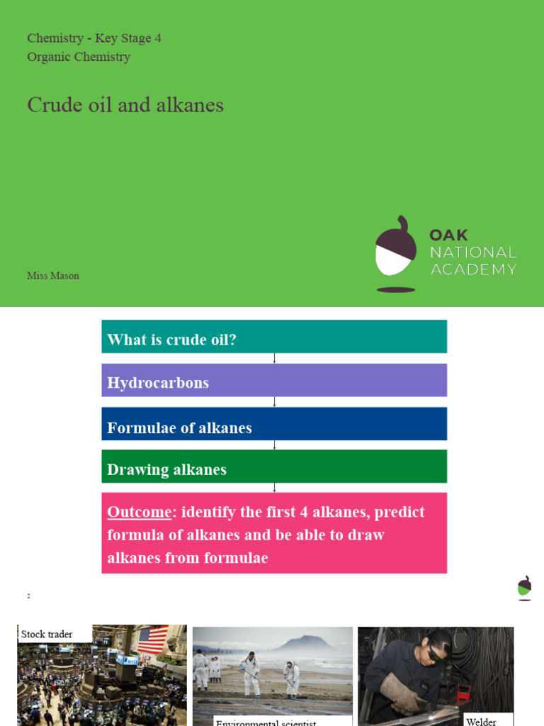 Crude Oil and Alkanes | PDF | Alkane | Hydrocarbons
