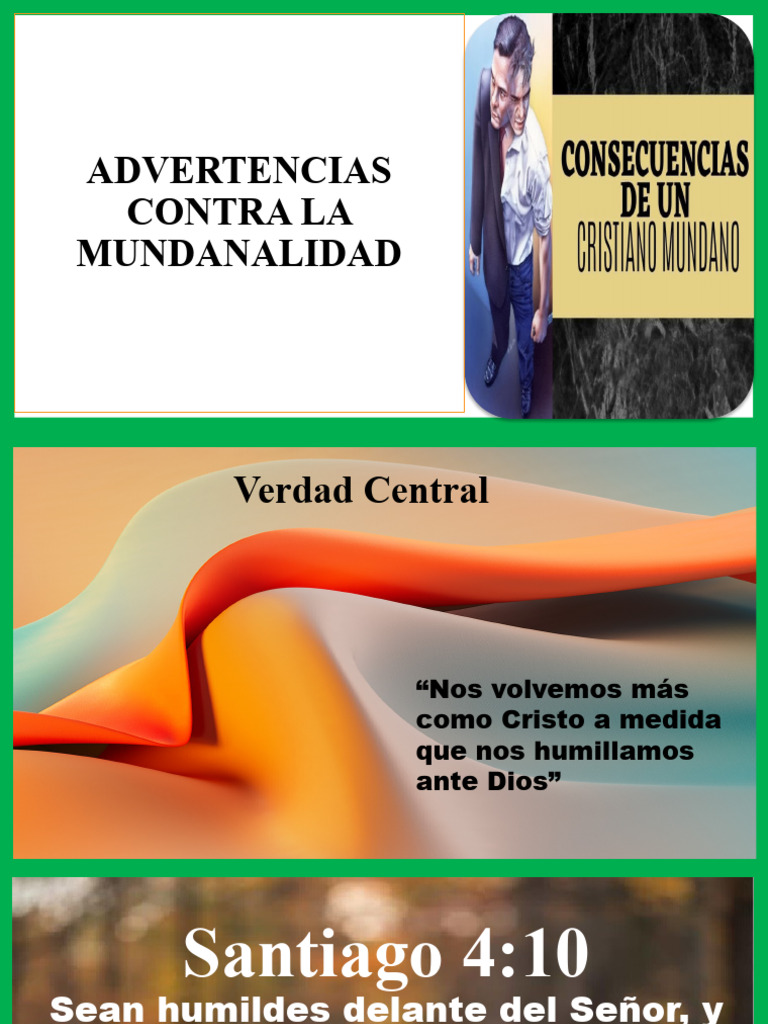Humildad y Mundanalidad según Santiago | PDF | Siete pecados capitales ...