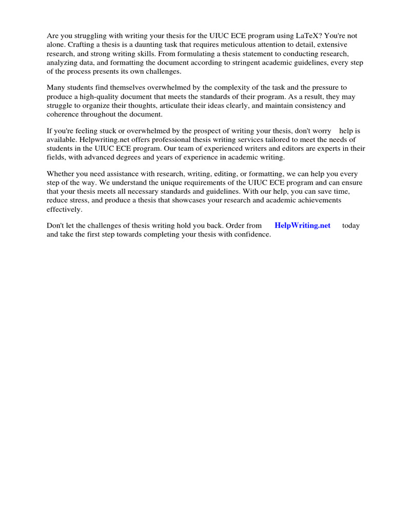 Uiuc Ece Thesis Latex | PDF | Art