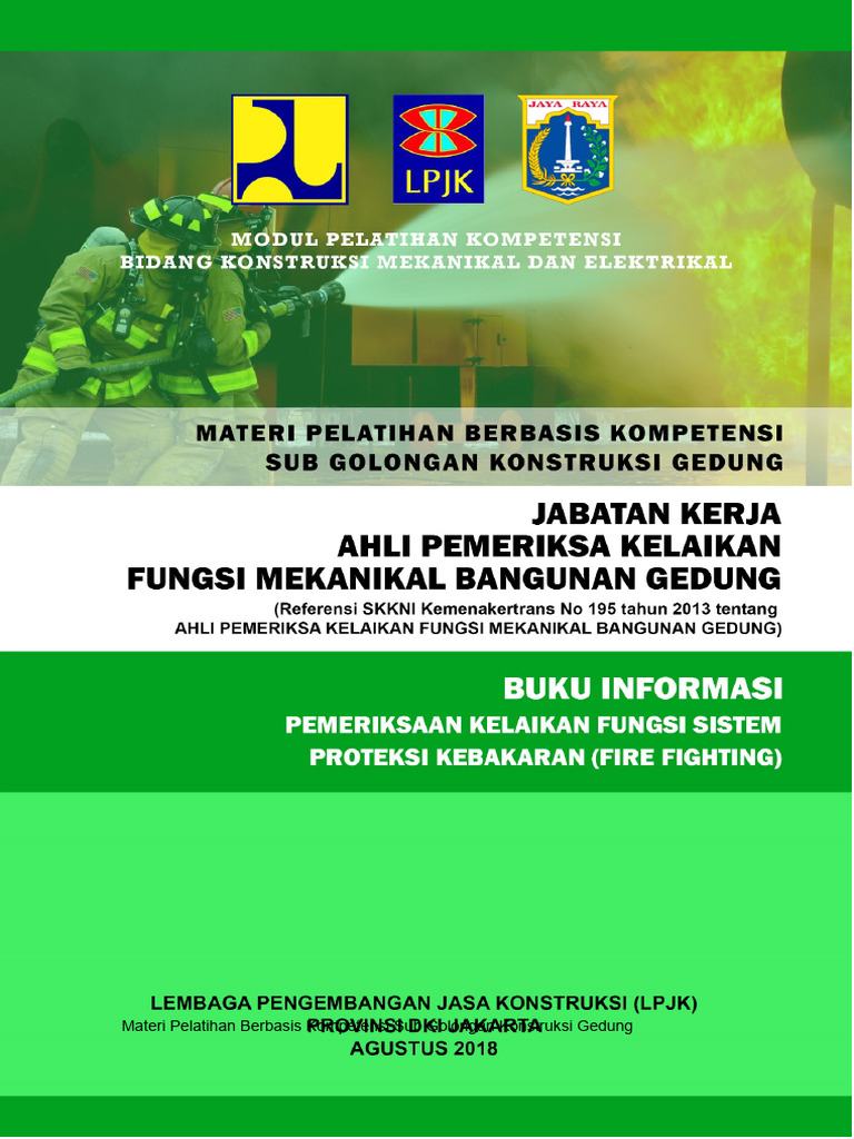 08-BUKU INFORMASI-Modul 8-Pemeriksaan Fire Fighting | PDF