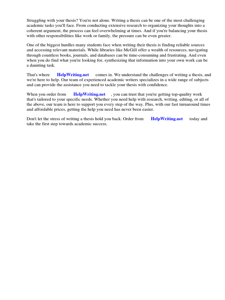 Library Mcgill Thesis | PDF | Libraries | Thesis