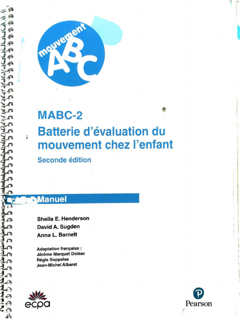 Mabc2 (1-3) Intro | PDF